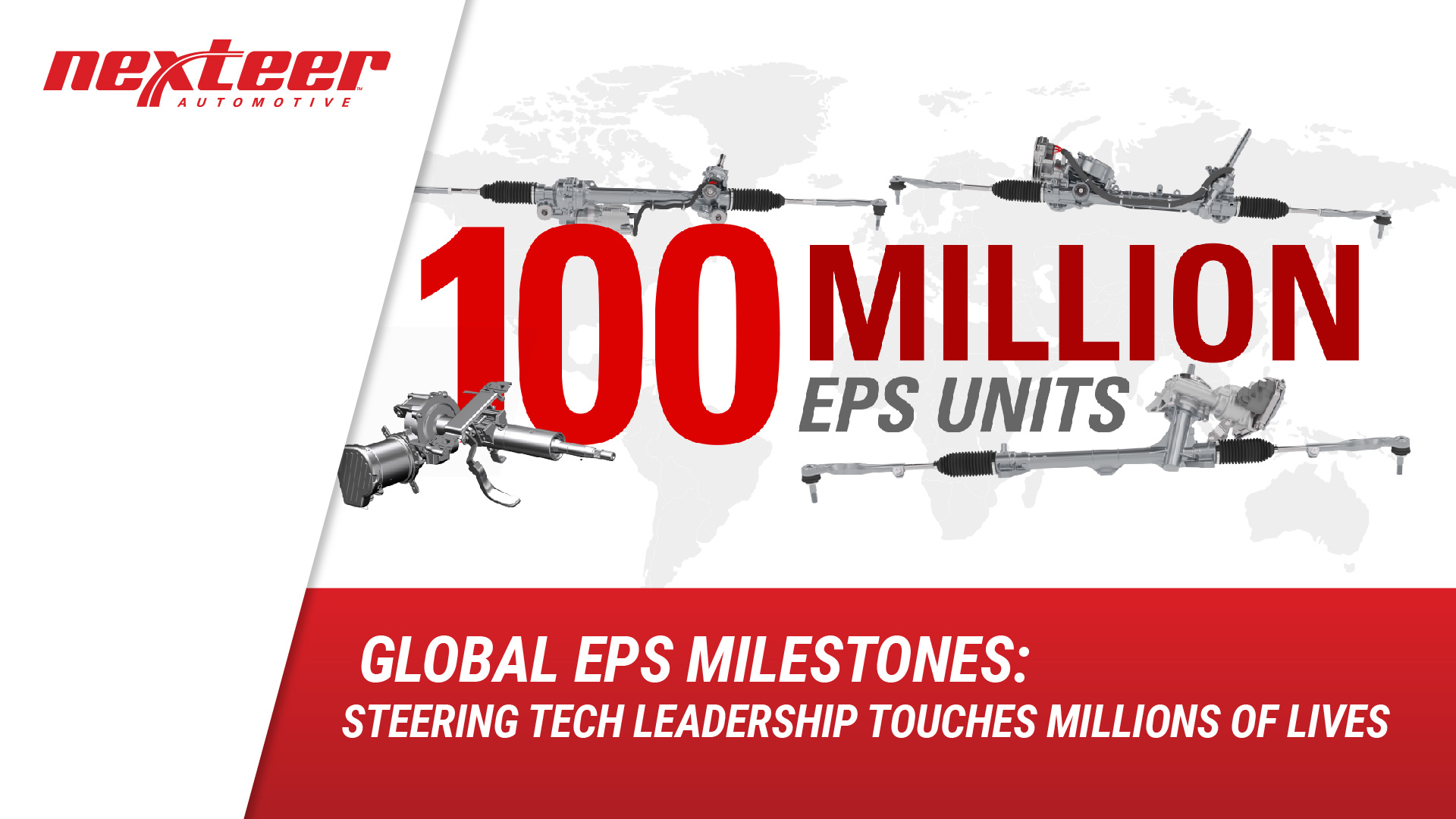 Global EPS Milestones: Steering Tech Leadership Touches Millions of Lives - Nexteer